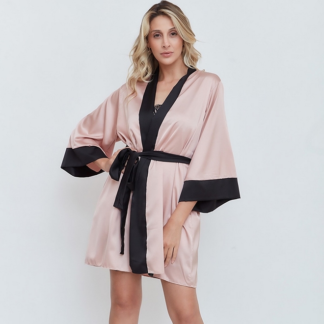 Robe de cetim - ART.RENDA® lingerie